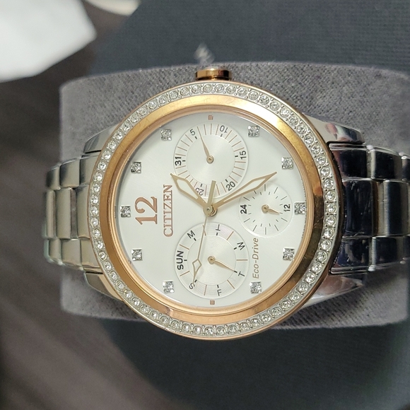 Citizen | Accessories | Citizen Womens Ecodrive Silver And Rose Gold ...